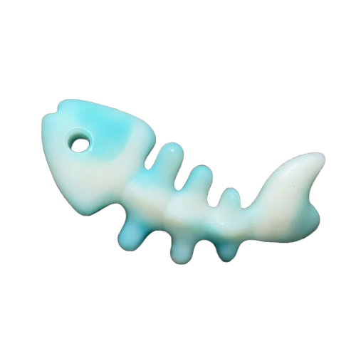 Waggly Nylon Fishbone Dog Toy - Durable Chew Toy – Happy Paws Pack