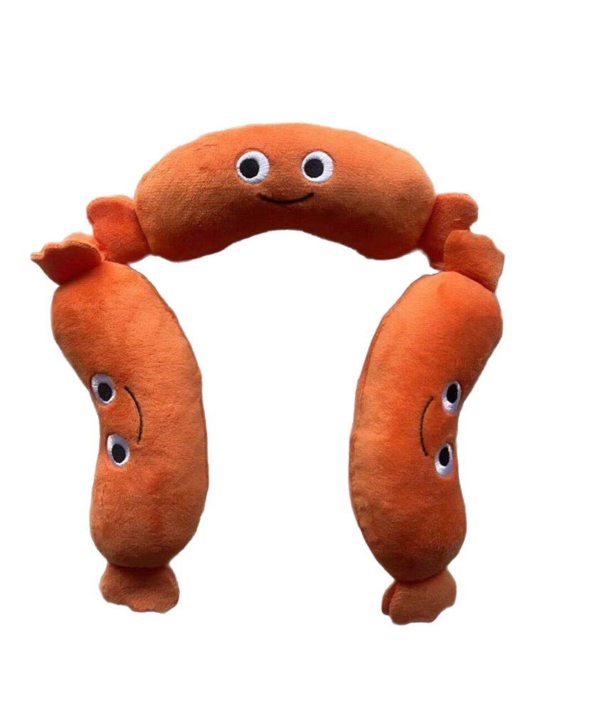 Waggly Plush Breakfast Sausages Dog Toy - Soft Squeaker Toy – Happy ...