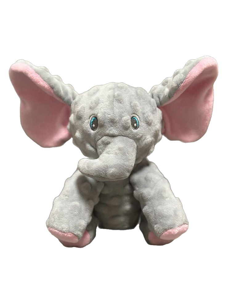 Waggly Plush Elephant Dog Toy - Soft Cuddly Squeaker Toy – Happy Paws Pack